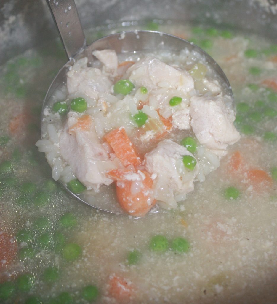 Instant Pot Chicken Vegetable Soup with Rice - Kiss Gluten Goodbye