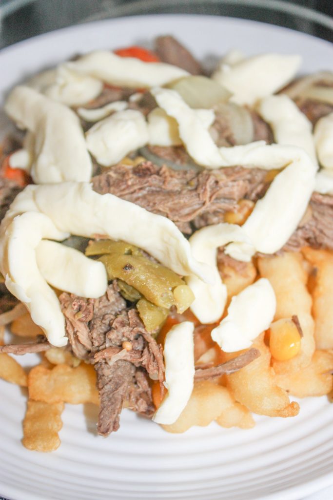 Roast Beef Dinner Poutine - Kiss Gluten Goodbye