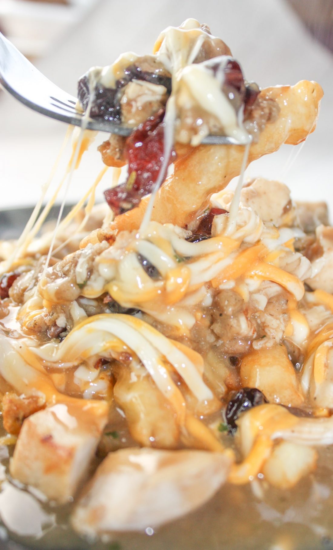 Festive Poutine - Gluten Free - Kiss Gluten Goodbye