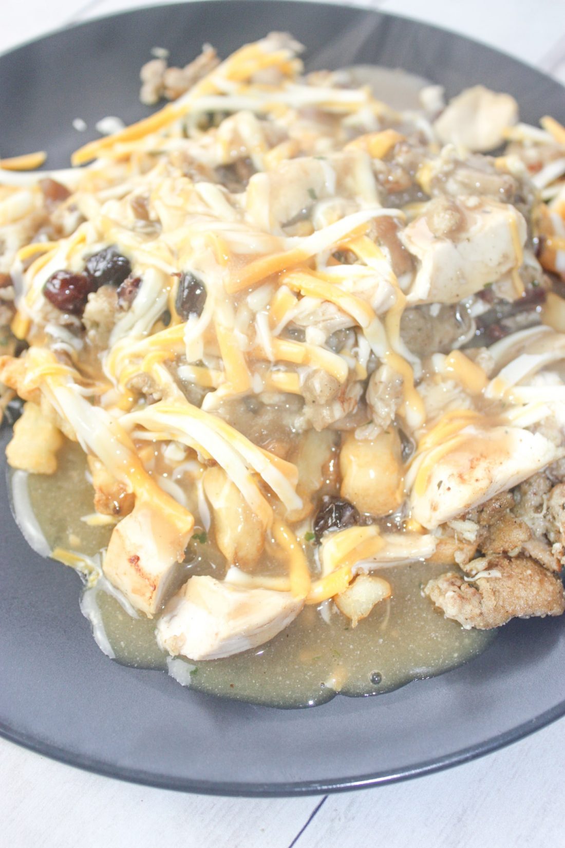 Festive Poutine - Gluten Free - Kiss Gluten Goodbye