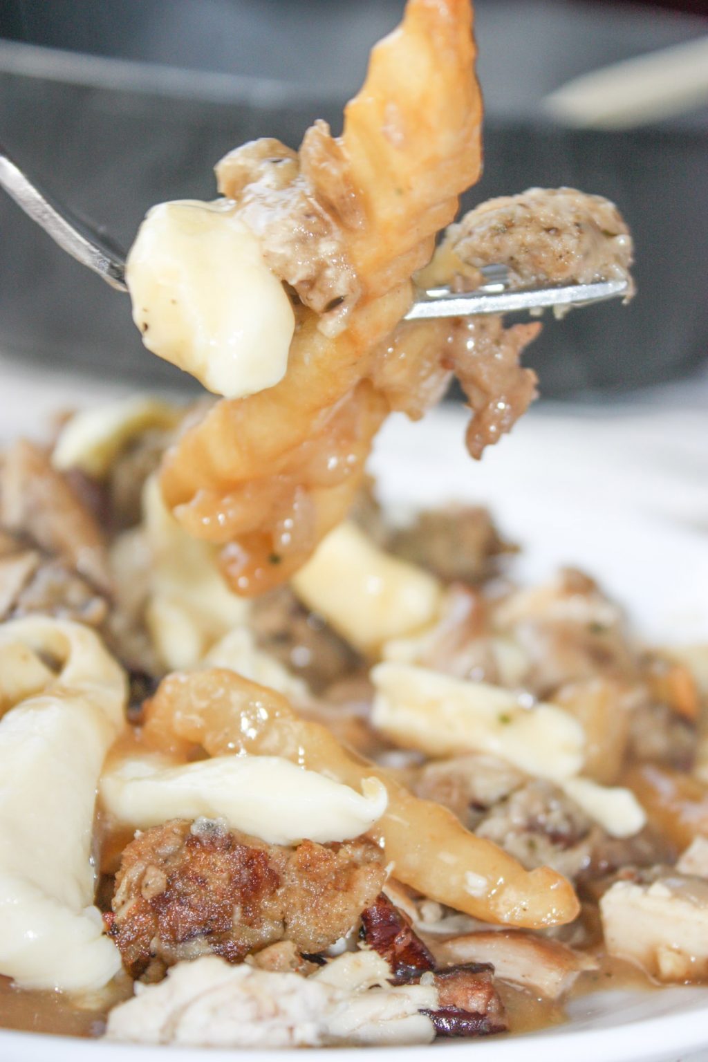 Festive Poutine - Gluten Free - Kiss Gluten Goodbye