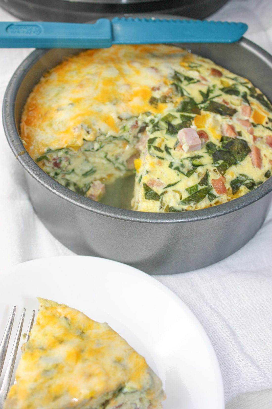 Instant Pot Crustless Quiche - Kiss Gluten Goodbye