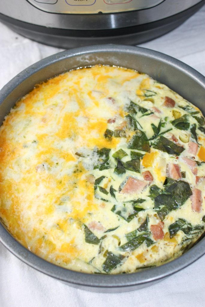 Instant Pot Crustless Quiche - Kiss Gluten Goodbye