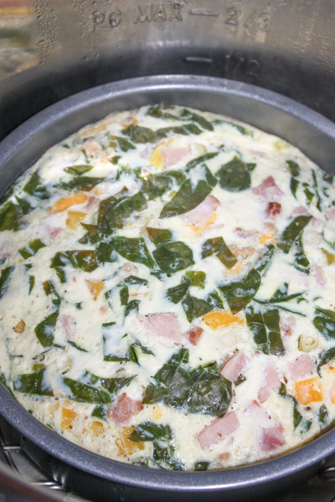Instant Pot Crustless Quiche - Kiss Gluten Goodbye