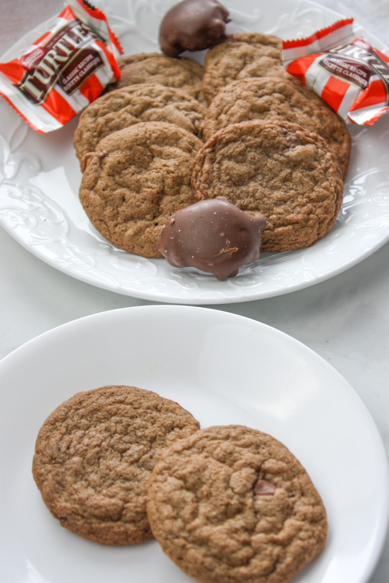 Turtle Cookies - Gluten Free - Kiss Gluten Goodbye