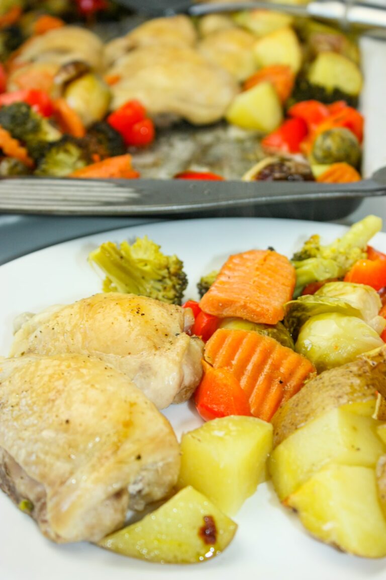 Sheet Pan Chicken and Vegetables - Kiss Gluten Goodbye