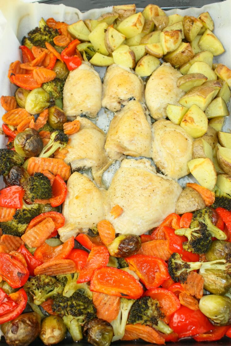 Sheet Pan Chicken and Vegetables - Kiss Gluten Goodbye