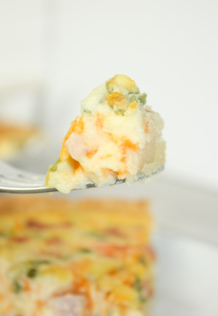Ham and Cheese Quiche - Kiss Gluten Goodbye