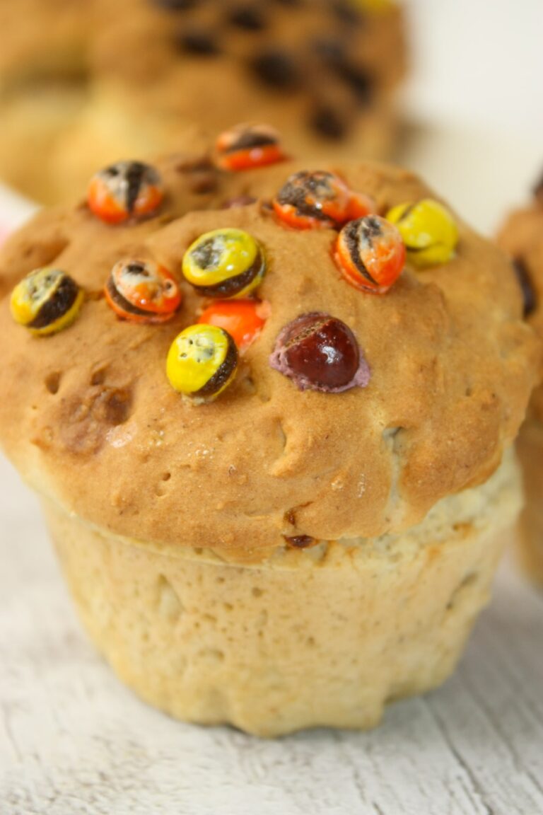 Air Fryer Peanut Butter Banana Muffins - Gluten Free - Kiss Gluten Goodbye