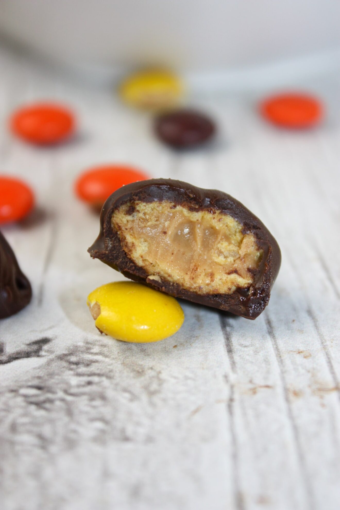 Chocolate Dipped Bugles - Kiss Gluten Goodbye