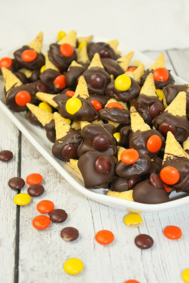 Chocolate Dipped Bugles - Kiss Gluten Goodbye
