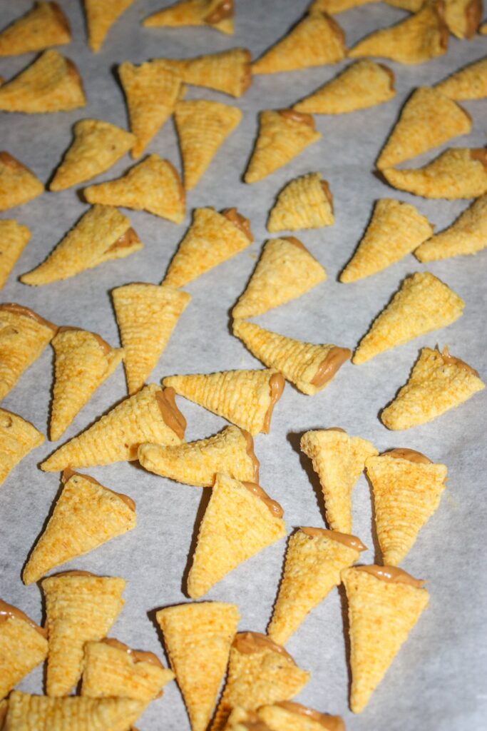 Chocolate Dipped Bugles - Kiss Gluten Goodbye