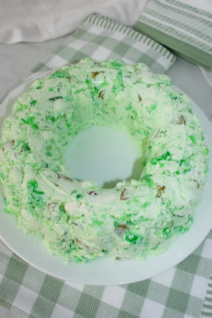 Lime Jello Mold - Kiss Gluten Goodbye