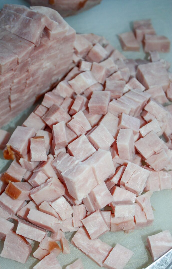 Tater Tot Casserole with Ham - Kiss Gluten Goodbye