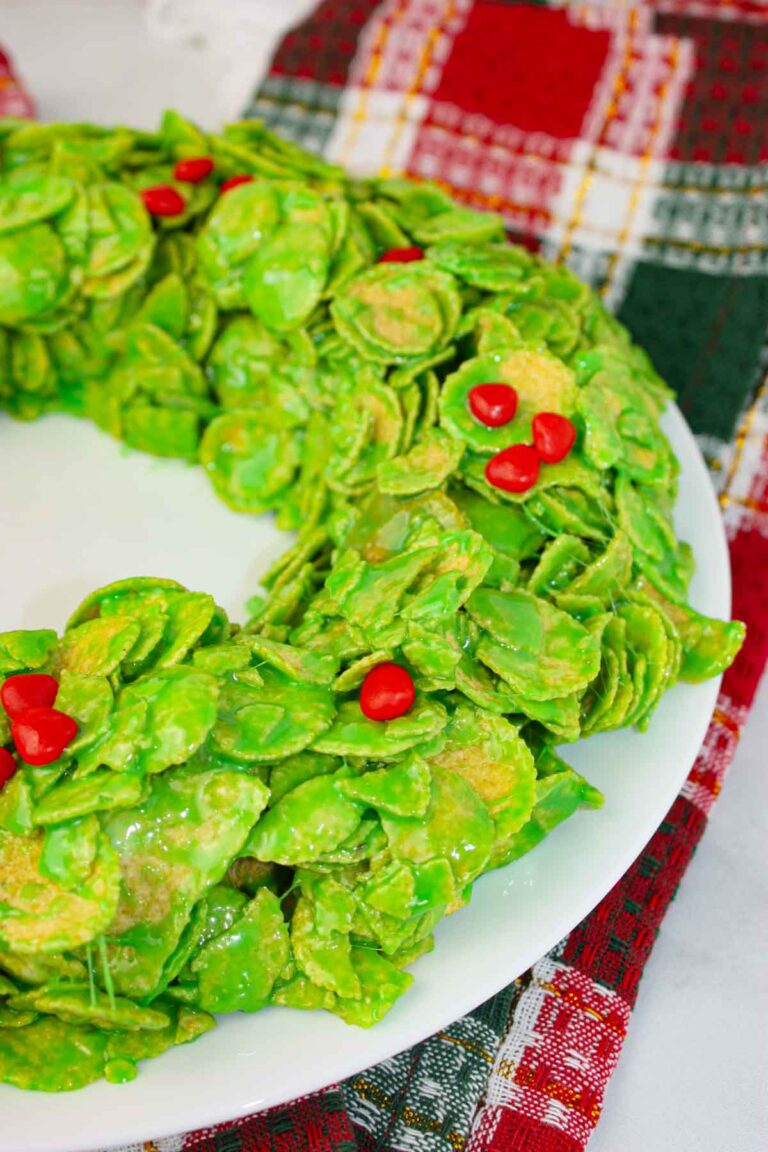 Gluten Free Corn Flake Wreath - Kiss Gluten Goodbye